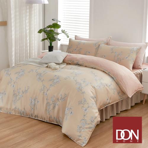 DON 雙人100%天絲四件式兩用被床罩組-戀戀情深|床罩組|ETMall東森購物網