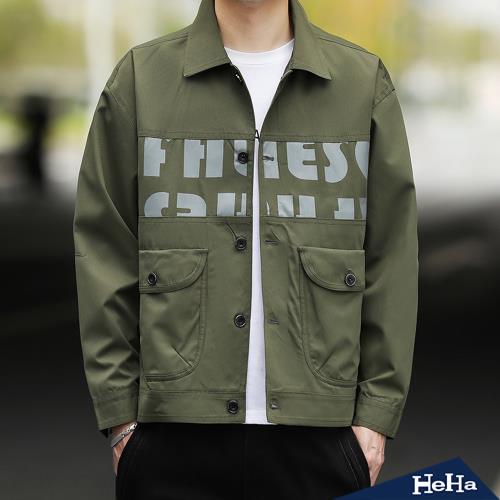 【HeHa】現貨 大字口袋工裝外套 三色|外套|ETMall東森購物網