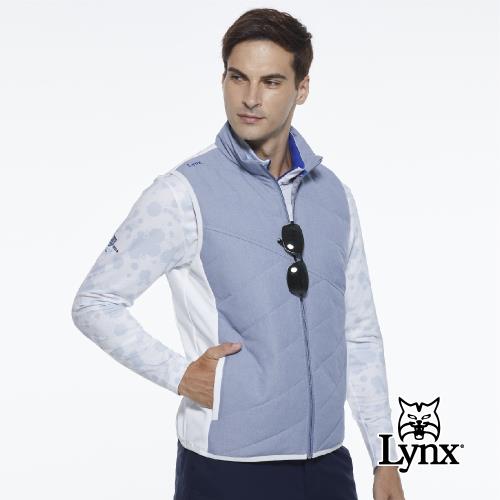 【Lynx Golf】男款防潑水防風保暖科技羽絨異材質剪裁無袖背心(二色)|背心式外套|ETMall東森購物網