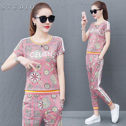 【韓國K.W. 】雙層蜜戀運動套(休閒套裝 瑜珈 健身 慢跑)|褲子套裝/裙子套裝|ETMall東森購物網