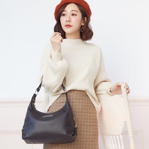 【金安德森】MEGHAN 半月形2WAY包-黑色|肩背包|ETMall東森購物網