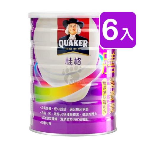 桂格完膳營養素 糖尿病穩健配方 900g (6入)|成人營養品|ETMall東森購物網