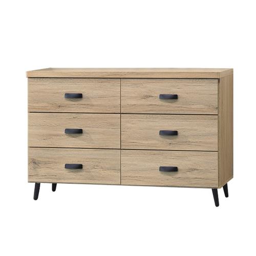 Boden-唐納4尺工業風六斗櫃/六抽收納櫃/置物櫃|六斗櫃|ETMall東森購物網