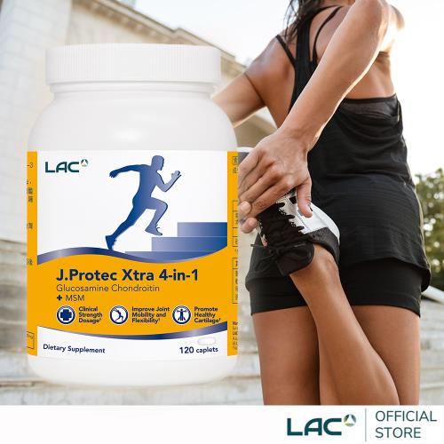 【LAC 利維喜】敏力捷Xtra四合一食品錠120錠(葡萄糖胺/軟骨素/MSM/三效固敏捷)|葡萄糖胺-錠|ETMall東森購物網