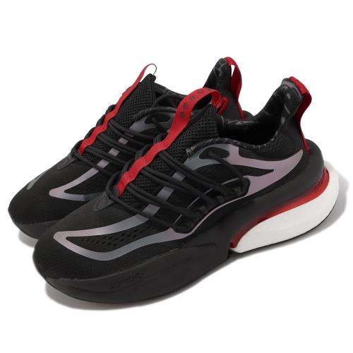 adidas 休閒鞋 AlphaBoost V1 黑 紅 男鞋 女鞋 運動鞋 厚底 新年 兔年金幣 愛迪達 IE4218|休閒運動鞋 ...
