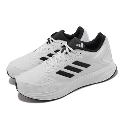 adidas 慢跑鞋 Duramo 10 白 黑 男鞋 緩震 回彈 網布 透氣 基本款 運動鞋 愛迪達 HQ4130|慢跑鞋|ETMall東森購物網