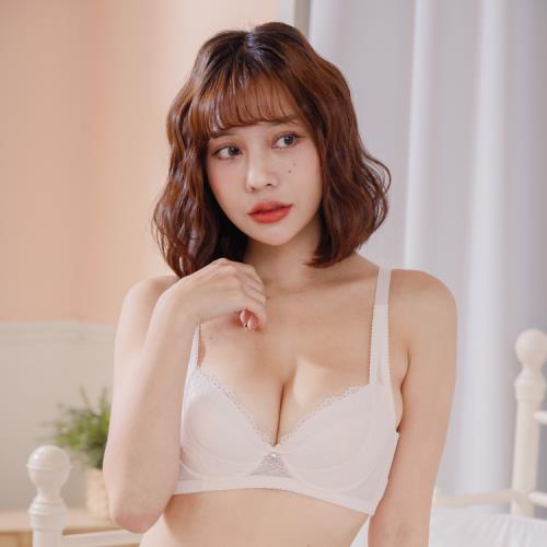 【法利諾 La Felino】曼波小葉3/4機能款無鋼圈蕾絲內衣 - 天空粉【L2318-10】|內衣內褲|ETMall東森購物網