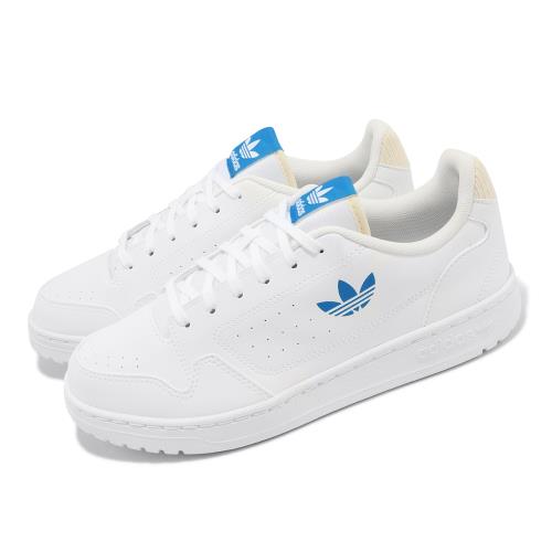 adidas 休閒鞋 NY 90 J 大童鞋 女鞋 白 藍 復古 低筒 小白鞋 三葉草 愛迪達 GZ1875|休閒運動鞋|ETMall東森購物網