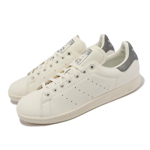 adidas 休閒鞋 Stan Smith 男鞋 女鞋 奶油白 米白 灰 皮革 史密斯 愛迪達 GY0028|休閒運動鞋|ETMall東森購物網