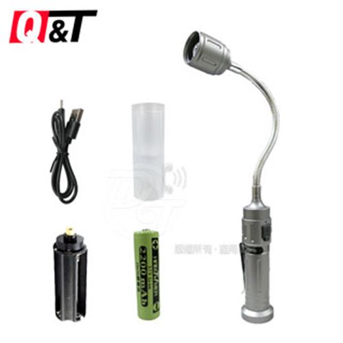 Q&T 超亮度69W LED充電式調焦彎管工作燈 SY-T9029|手電筒|ETMall東森購物網