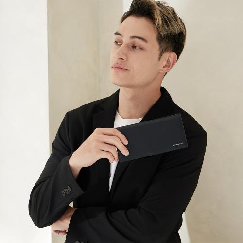 【金安德森】Anders 牛皮單窗翻蓋式長夾-夜空藍 |長夾|ETMall東森購物網