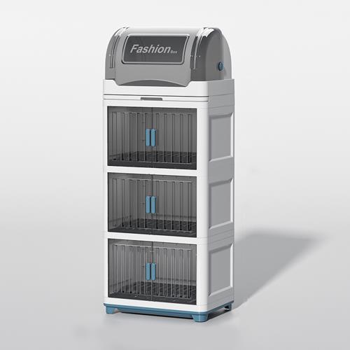 Mr.box 新型掀蓋款組合式瀝水碗櫃 4層|瀝水架|ETMall東森購物網