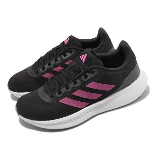 adidas 慢跑鞋 Runfalcon 3.0 W 女鞋 黑 紫 愛迪達 運動鞋 路跑 HP7560|慢跑鞋|ETMall東森購物網
