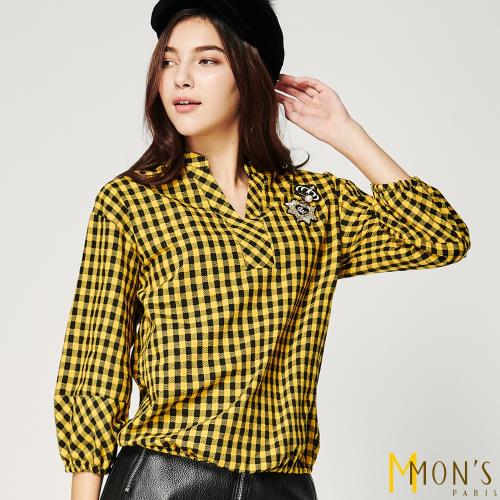 MONS 極簡優雅造型V領棉質上衣-E|會員獨享好康折扣活動|上衣|ETMall東森購物網