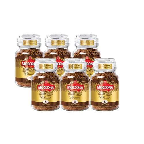 【MOCCONA-摩可納】經典8號 深烘焙黑咖啡(100g)x6入組|黑咖啡|ETMall東森購物網