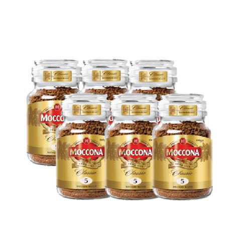 【MOCCONA-摩可納】經典5號 中烘焙黑咖啡(100g)x6入組|黑咖啡|ETMall東森購物網