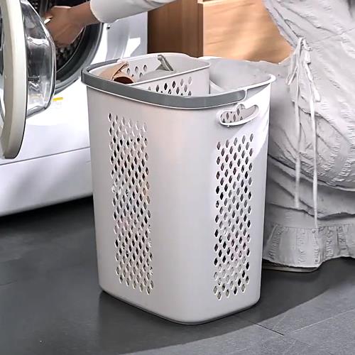 Mr.box 日式無印風洗衣籃-特大籃+內衣籃 各1入 |洗衣籃|ETMall東森購物網