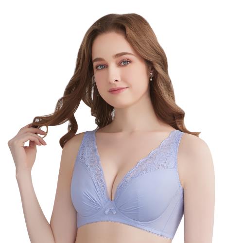 【Swear 思薇爾】 沁涼Bra系列B-E罩軟鋼圈蕾絲包覆女內衣(紫繡球)|思薇爾|ETMall東森購物網