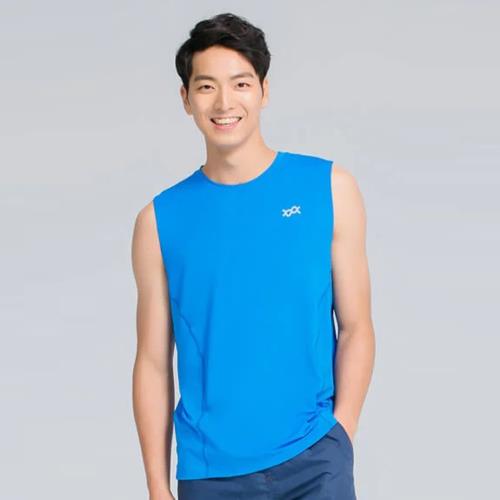 【WIWI】MIT極凍蜂巢排汗背心(琉璃藍 男M-XXL)|會員獨享好康折扣活動|運動背心|ETMall東森購物網