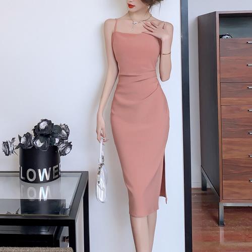 Sexy Devil-玩美衣櫃吊帶開衩禮服洋裝修身連身裙M-XL(共三色)|洋裝/套裝|ETMall東森購物網