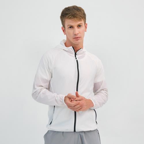 【KISSDIAMOND】輕薄抗溫差防曬外套FJ2021(超透氣/男女款/M-4XL/UPF50+/抗UV/防潑水/男款白)|連帽式外套|ETMall東森購物網