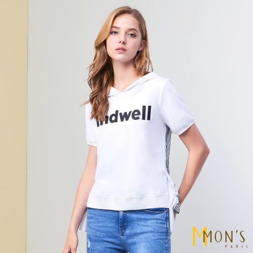 MONS 造型帽領上衣(100%棉)|T恤|ETMall東森購物網