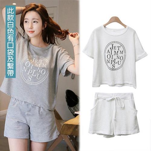 【韓國K.W.】Sale(現貨)字母休閒輕鬆時尚居家套裝褲|褲子套裝/裙子套裝|ETMall東森購物網