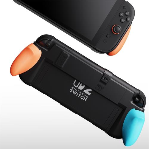 Skull & Co. 任天堂SWITCH OLED掌機握把NeoGrip 骷髏 skullco不擋支架 直插底座 可更換握把 兼容老NS|switch保護殼套|ETMall東森購物網