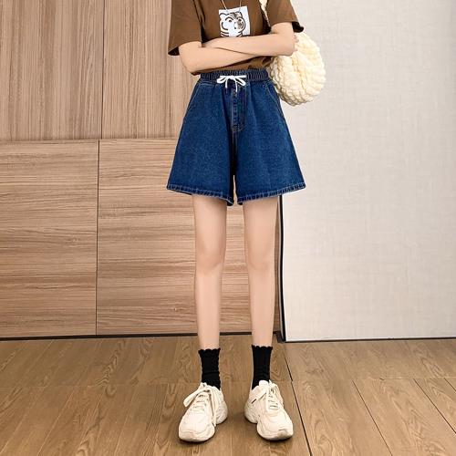 KVOLL-玩美衣櫃休閒高腰薄款牛仔短褲M-6XL|牛仔褲|ETMall東森購物網