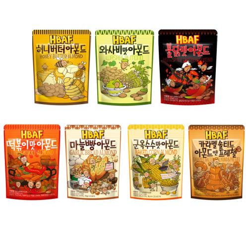 [HBAF] 杏仁果 多種口味任選 (120g*6袋/組)|腰果/杏仁果|ETMall東森購物網