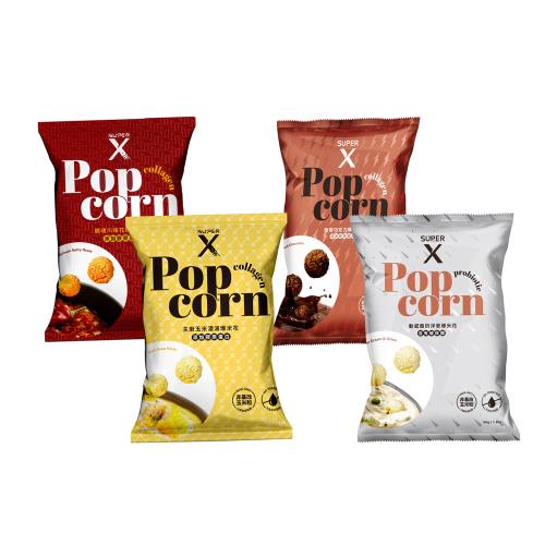 【Super X】機能系保養爆米花-綜合口味-8包組|爆米花|ETMall東森購物網