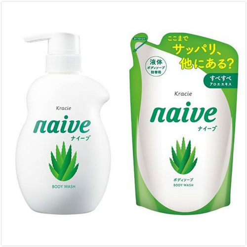 【日本 kracie 葵緹亞】Naive 娜艾菩植物沐浴乳-水潤蘆薈組(530ml+380ml*2)|其他品牌|ETMall東森購物網