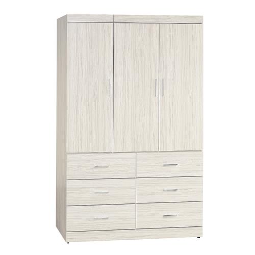 Boden-凱特4.1尺三門六抽衣櫃|拉門衣櫃|ETMall東森購物網