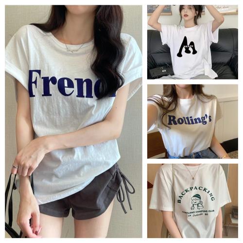 SCL 中大服飾 美式4款字母上衣T恤**L-3XL|造型上衣|ETMall東森購物網