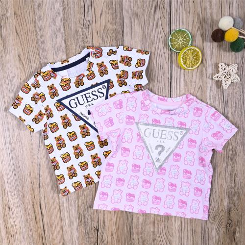 GU外貿 夏季嬰兒純棉短袖T恤上衣 寶寶可愛卡通打底衫套頭衫|T恤|ETMall東森購物網