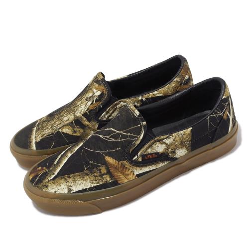 Vans x Realtree Classic Slip-On 聯名 懶人鞋 迷彩 樹幹 黑 男鞋 VN0A7Q580QR|會員獨享好康折扣 ...