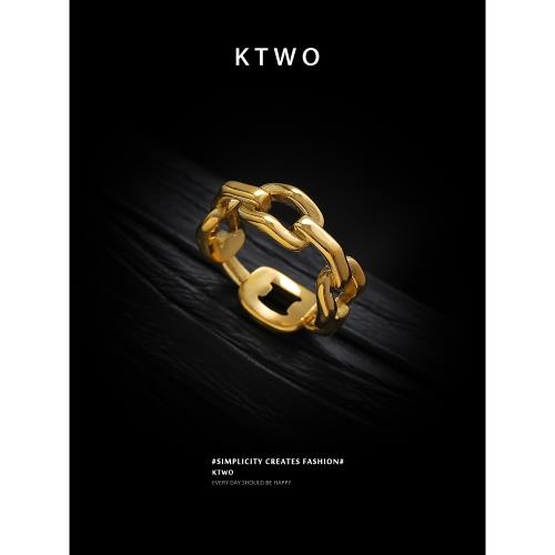 ins潮酷女18k金戒指環閨蜜鏈條|戒指/指環|ETMall東森購物網