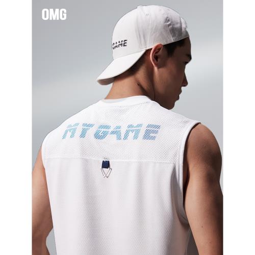 OMG網眼拼接無袖t恤籃球服背心|運動背心|ETMall東森購物網