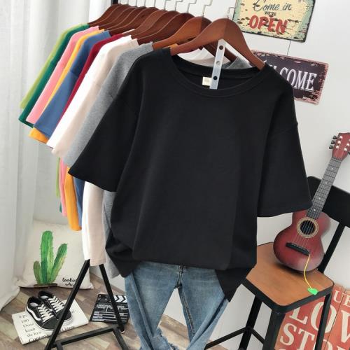 300斤純色t恤短袖寬松特大碼女裝|T恤|ETMall東森購物網