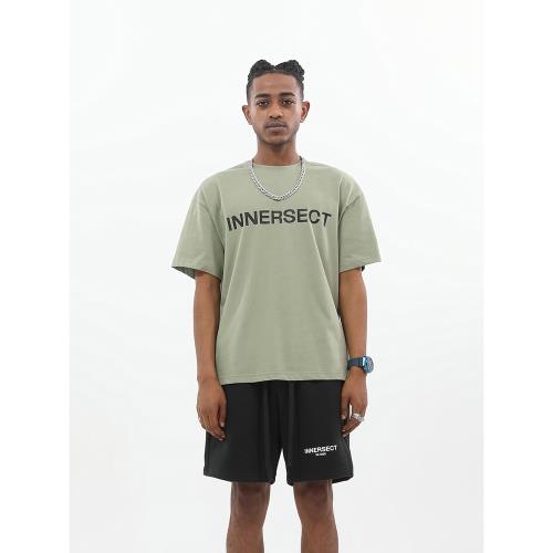 INNERSECT字母logo三生萬物重磅純色短袖T恤男美式潮牌寬松情侶款|會員獨享好康折扣活動|T卹|ETMall東森購物網