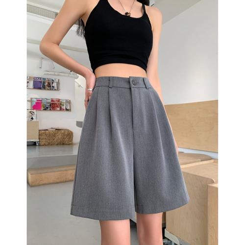 沐朵-玩美衣櫃西裝短褲薄款寬鬆A字五分褲XS-2XL(共四色)|短褲|ETMall東森購物網