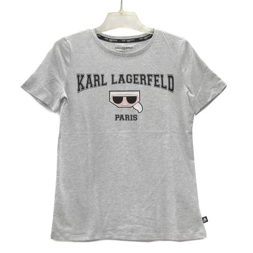 KARL LAGERFELD 卡爾人頭短袖棉T(灰色)|KARL LAGERFELD|ETMall東森購物網