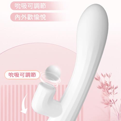 按摩棒 自慰器 LILO 來樂‧艾米麗 內外雙震歡愉棒-USB充電 雪花白|會員獨享好康折扣活動|G點按摩棒|ETMall東森購物網