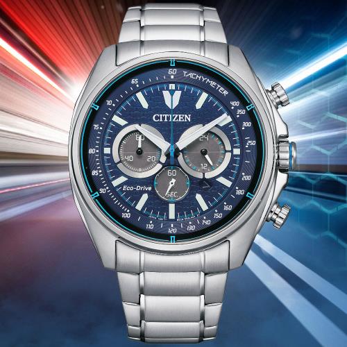 CITIZEN星辰 Chronograph系列 光動能 經典計時腕錶 CA4560-81L|預購錶款|ETMall東森購物網