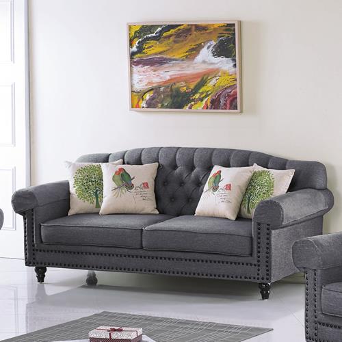 AS雅司-賈桂琳三人椅-210×93×87cm-抱枕隨機|3-4人座|ETMall東森購物網