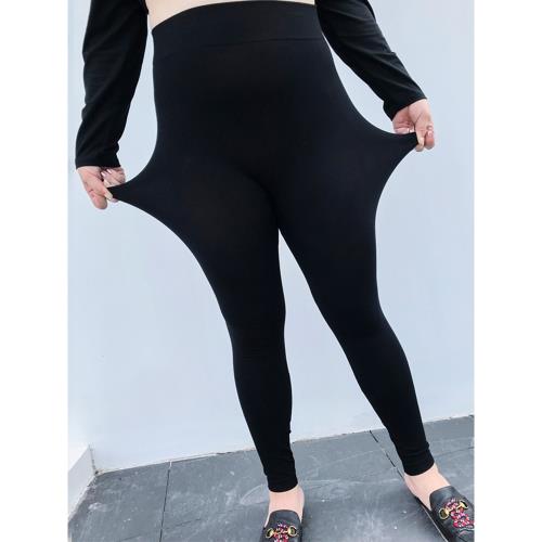 加肥加大胖妹妹mm修身彈力打底褲|大尺碼褲裝|ETMall東森購物網