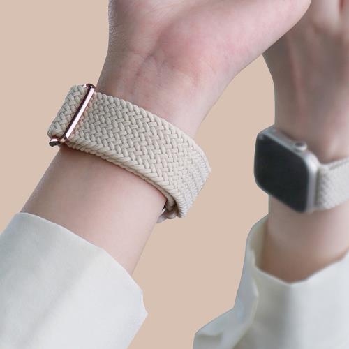 適用蘋果手表iwatch表帶applewatch蘋果watch手表s8編織表帶ultra新款87654代se運動透氣高級男女生夏天表帶 手錶