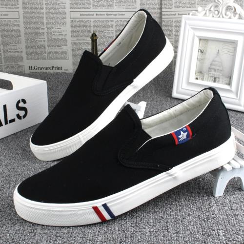 加大碼帆布鞋男45 46 47 48碼一腳蹬休閑鞋平底懶人鞋特大號板鞋|帆布鞋|ETMall東森購物網