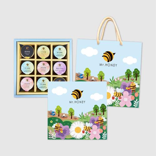 Mr.HONEY蜂蜜先生 】甜心禮盒-九入(25/8.2gX9)|台灣蜂蜜|ETMall東森購物網