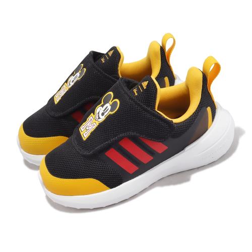adidas 童鞋 Fortarun Mickey AC I 小童 幼童 黑 黃 魔鬼氈 米奇 聯名 學步鞋 IG7166|會員獨享好康折扣 ...